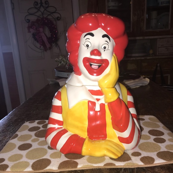 treasure crafts | Accents | Treasure Crafts Ronald Mcdonald Cookie Jar ...